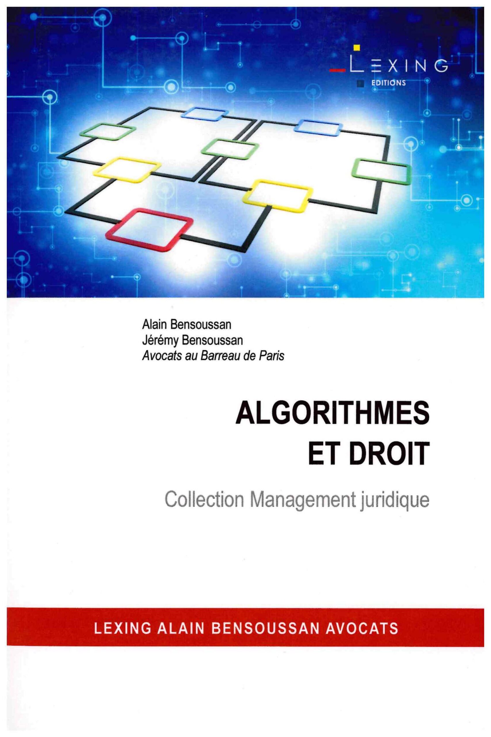 ALGORITHMES ET DROIT 2023 - Lexing Alain Bensoussan Avocats